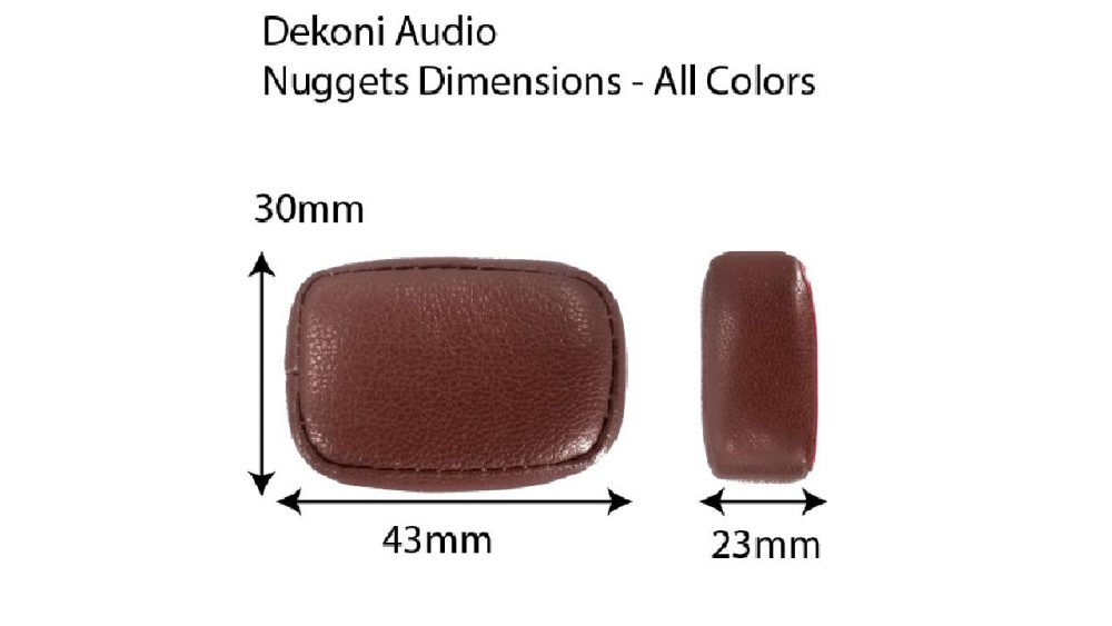 Dekoni Audio Nuggets 4er Set - Druckentlastungspolster für Kopfhörerbügel - WOD Audio Onlineshop